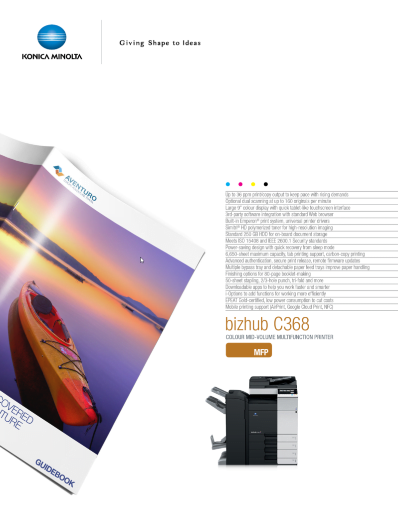 Konica Minolta Bizhub C368 - PAL Office Products